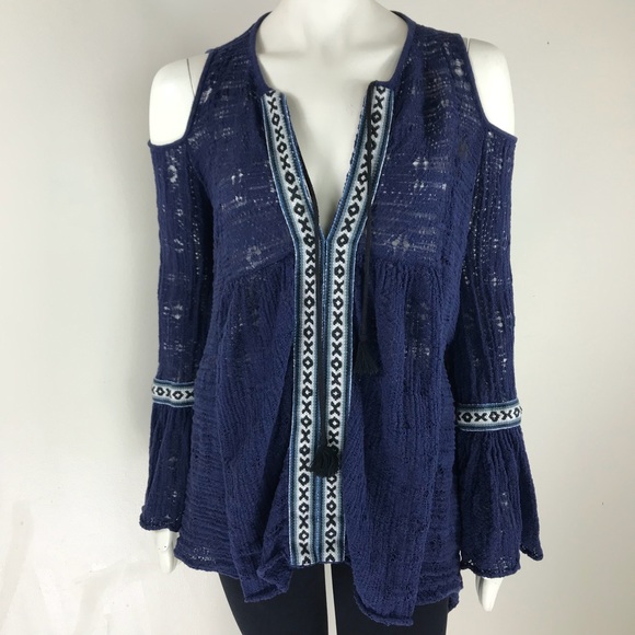 Free People | Tops | Free People For The Love Of Flowers Tunic Boho ...